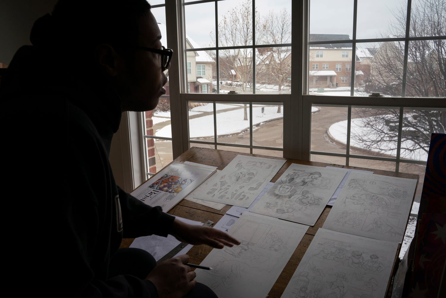 Detroit muralist went from psychosis, homelessness to master's degree