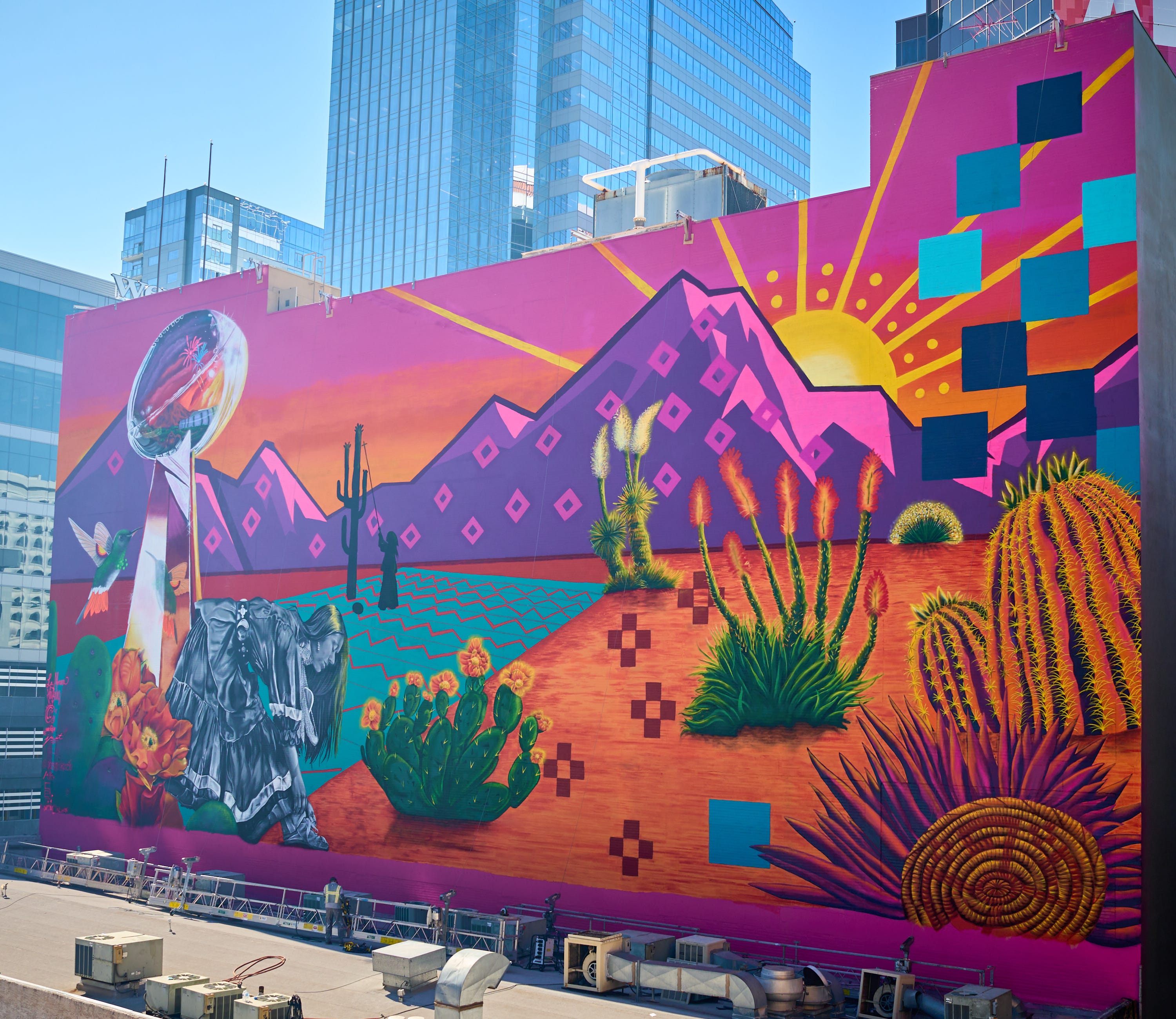 Arizona artist Lucinda Hinojos, 'La Morena,' inspired by community