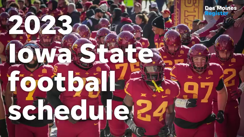 A look at 2023 Iowa State football schedule, opponents and locations