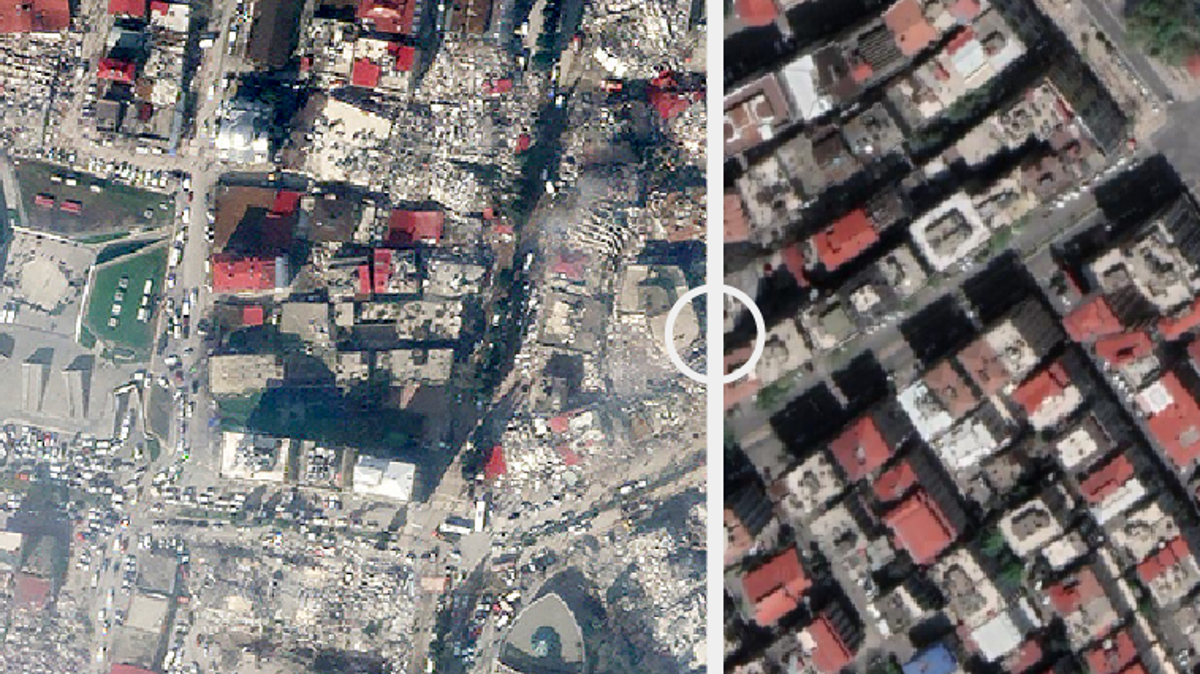 Turkey, before & after: Drastic images show damage from earthquakes