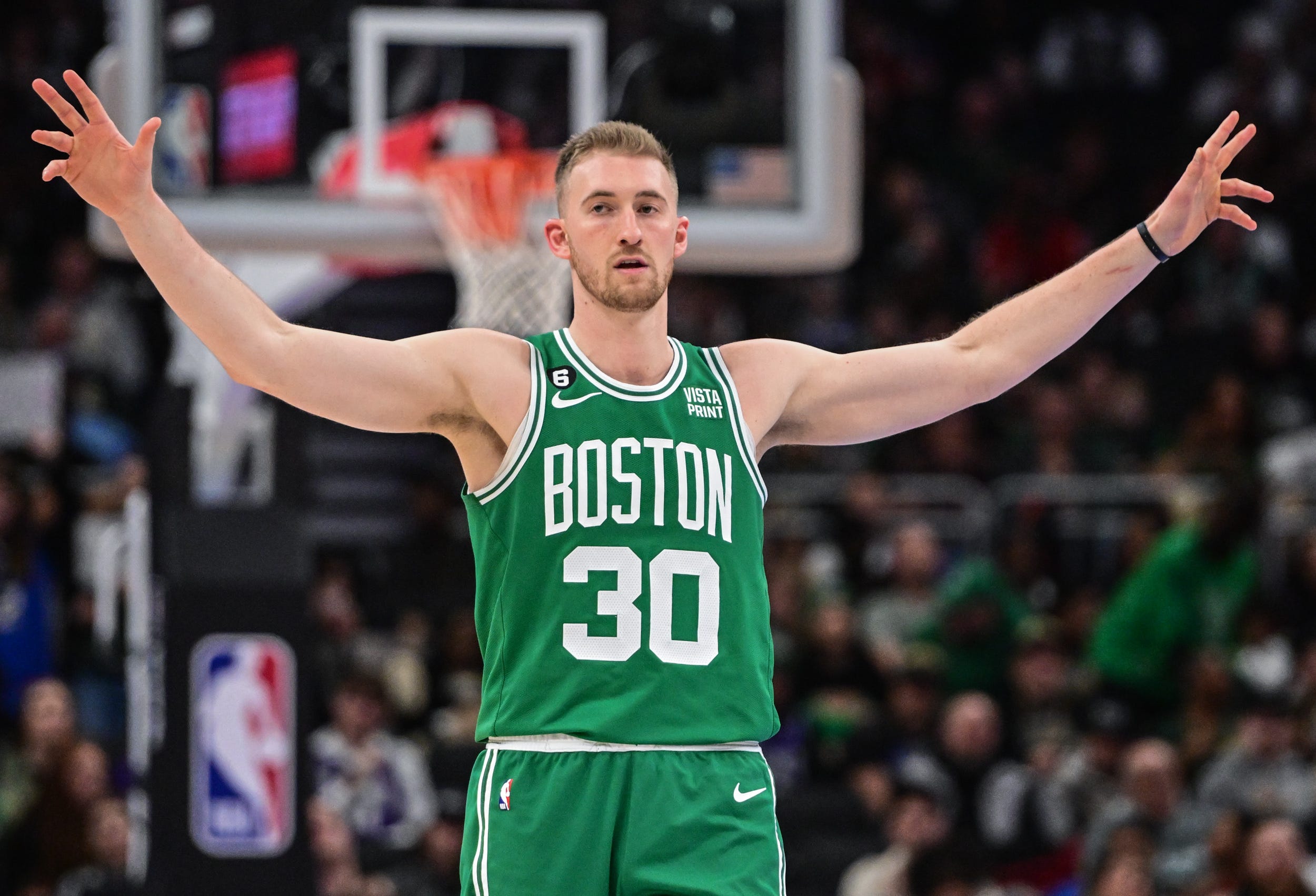 Sam Hauser lives out NBA dream as starter for Boston Celtics