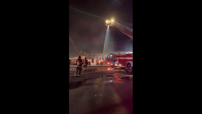 Clean Harbors, waste treatment center, Braintree MA fire response