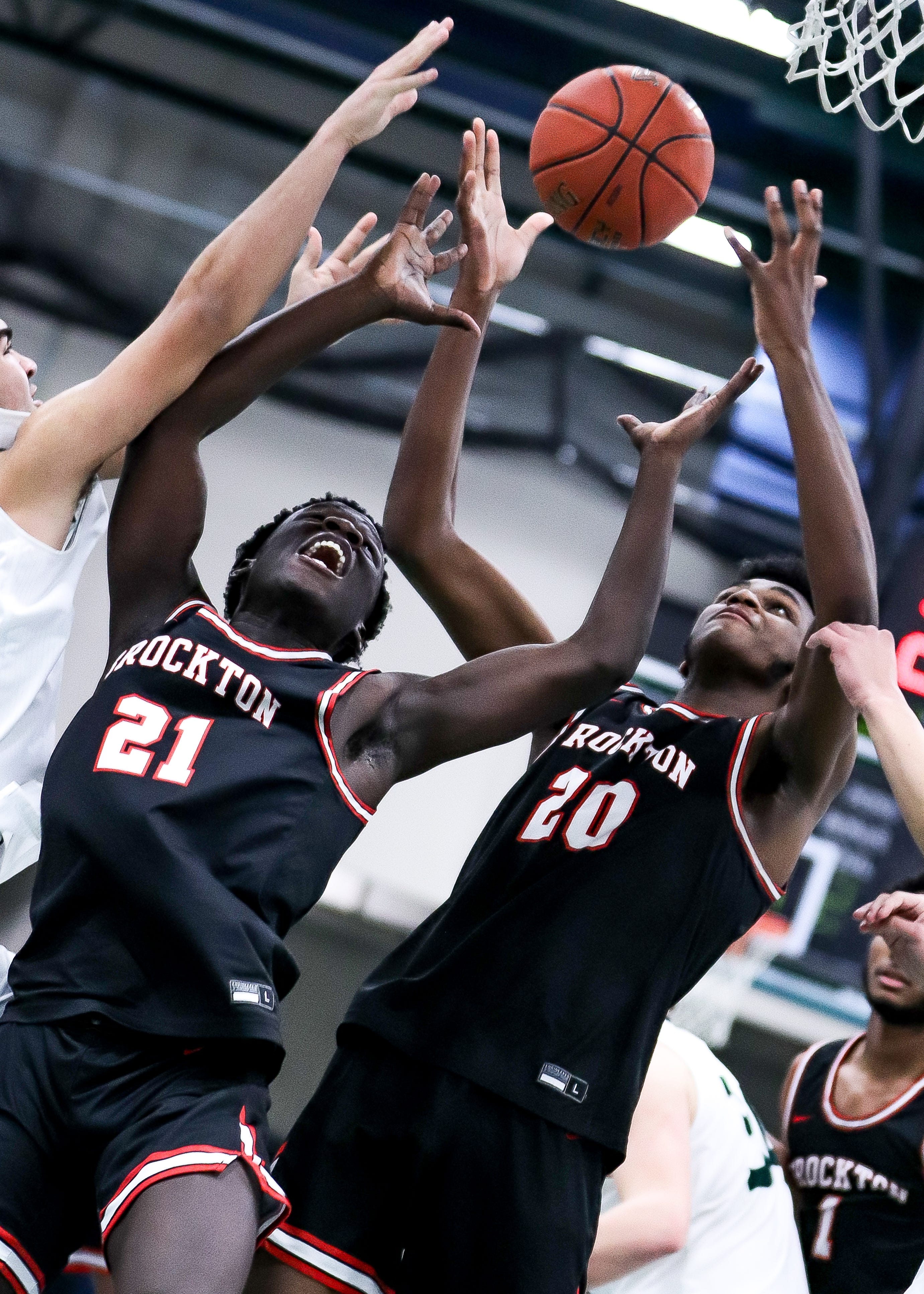 6-foot-8 Chidi Nwoso starring for Brockton High boys basketball