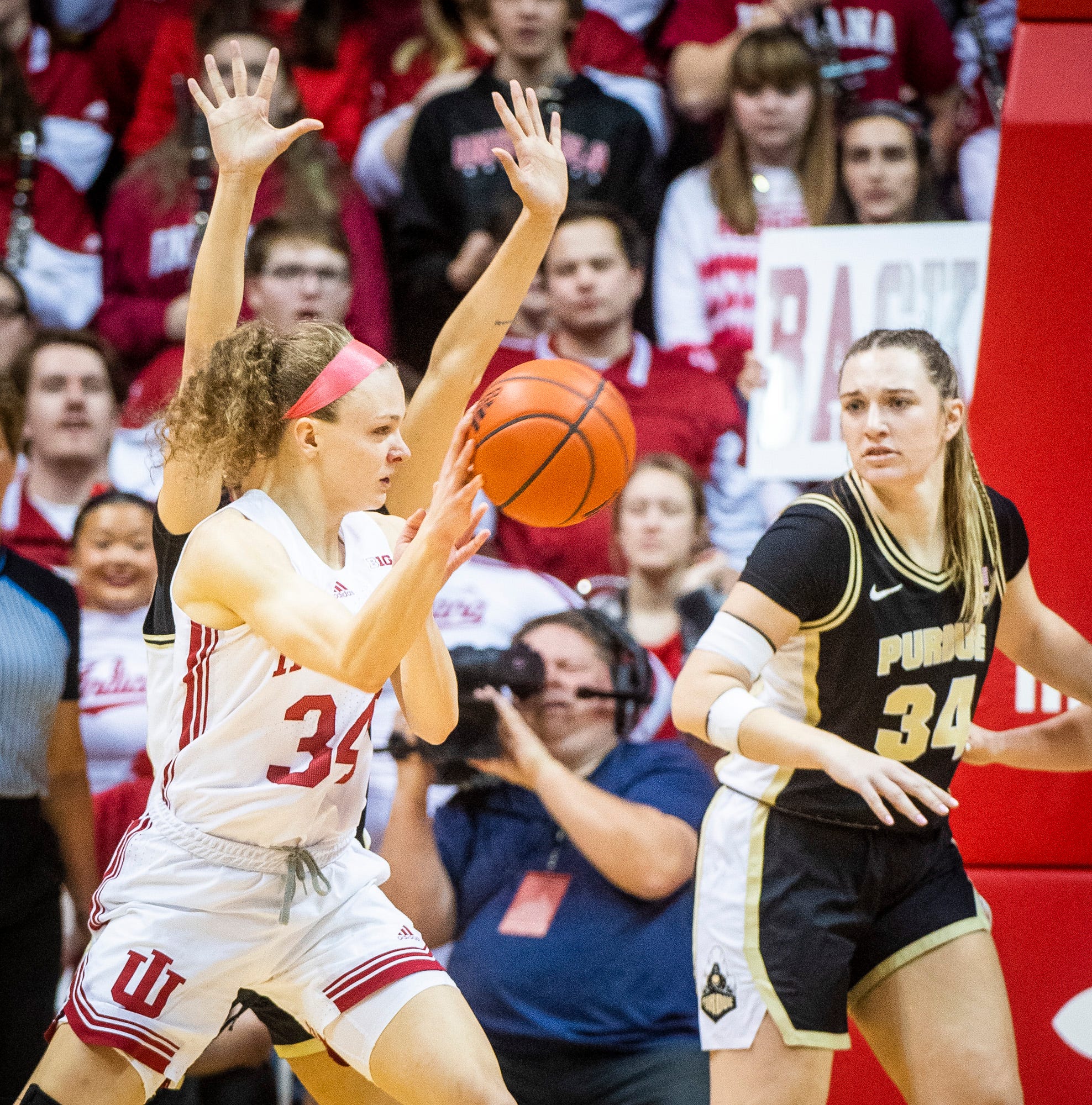Indiana women's basketball vs. Purdue in Big 10 rivalry game