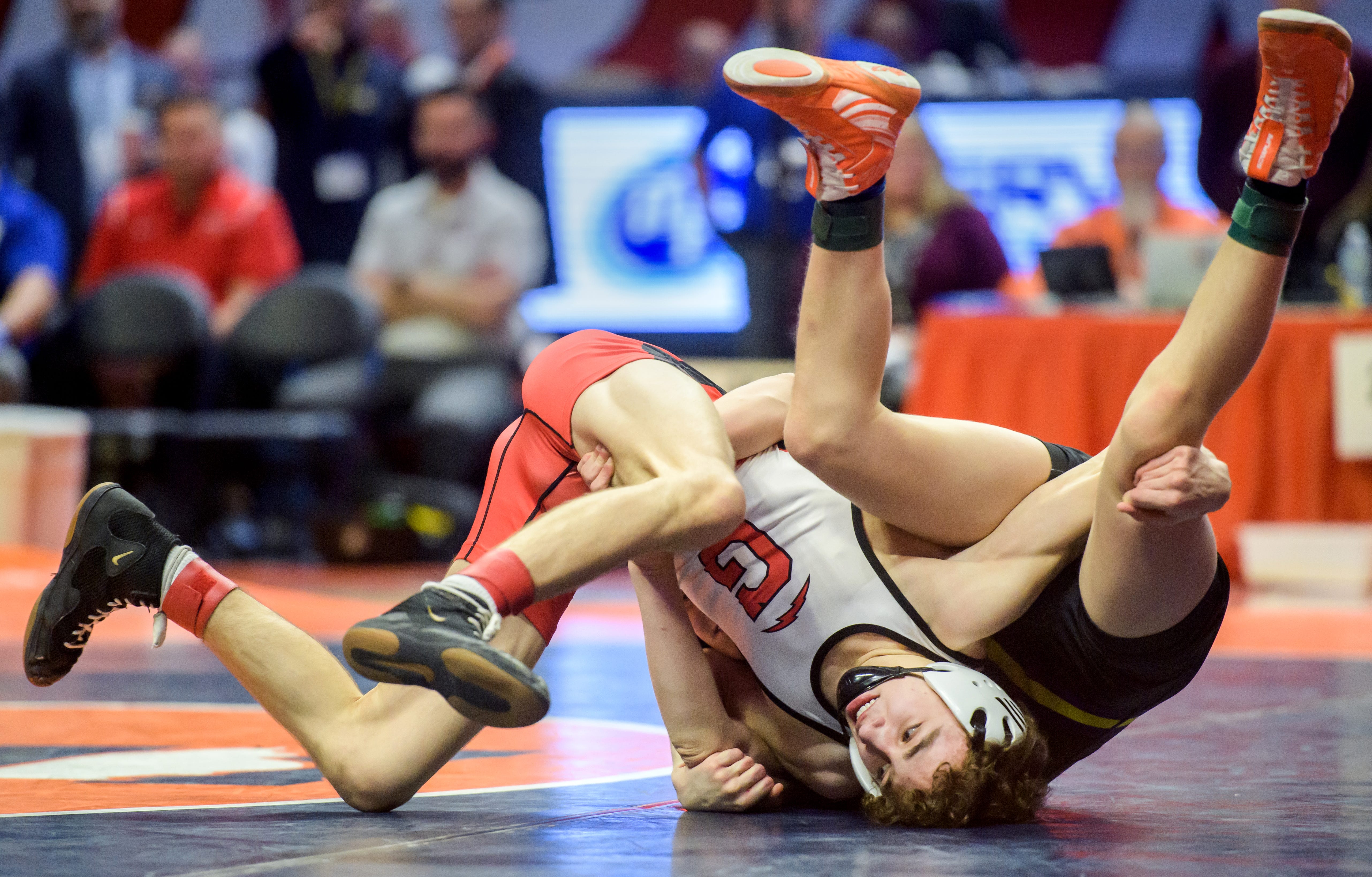 IHSA wrestling finals: Drew Davis, Joey Ruzic win second state titles