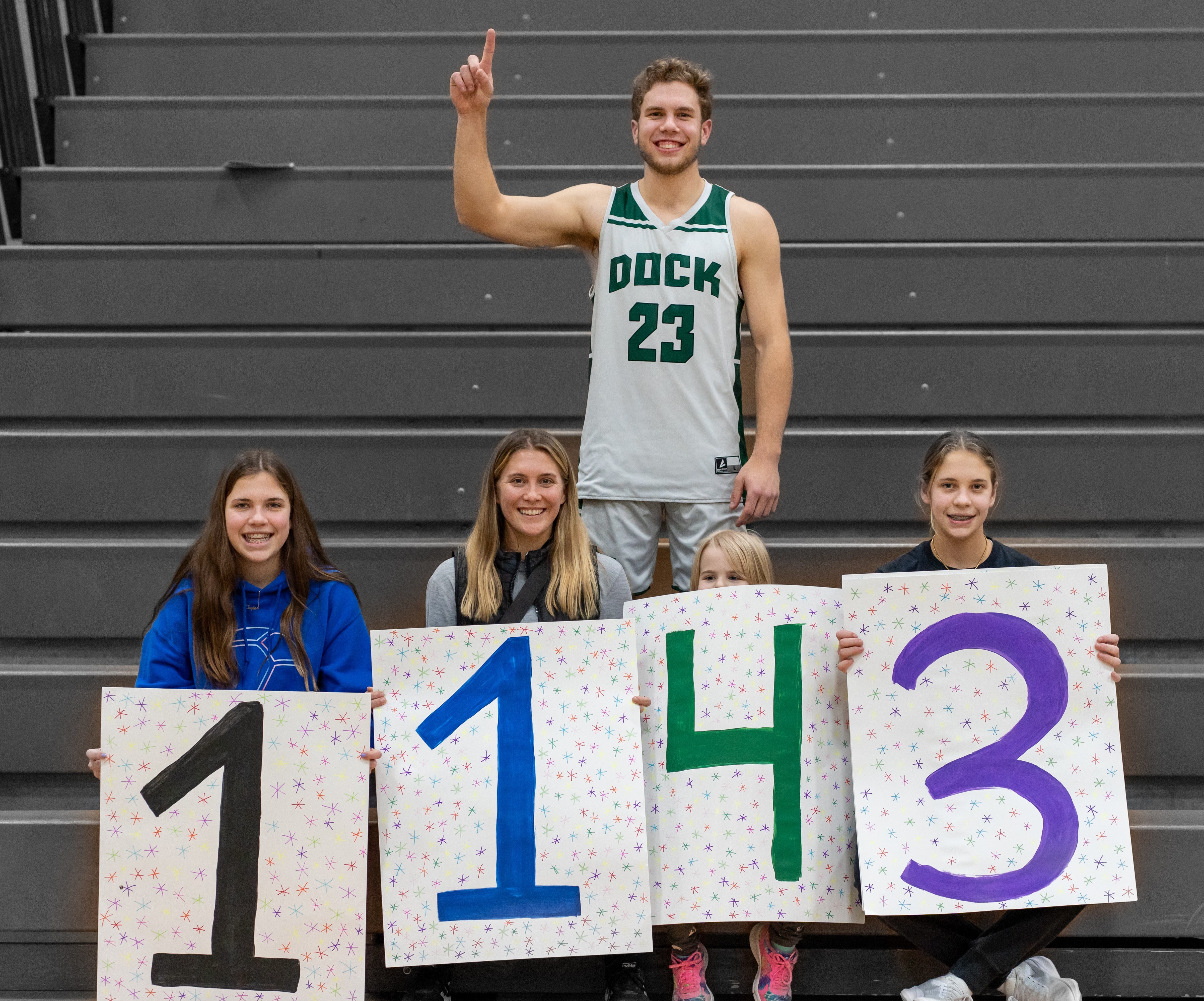 Lapp's future's in baseball, but he's helping Dock Mennonite in basketball