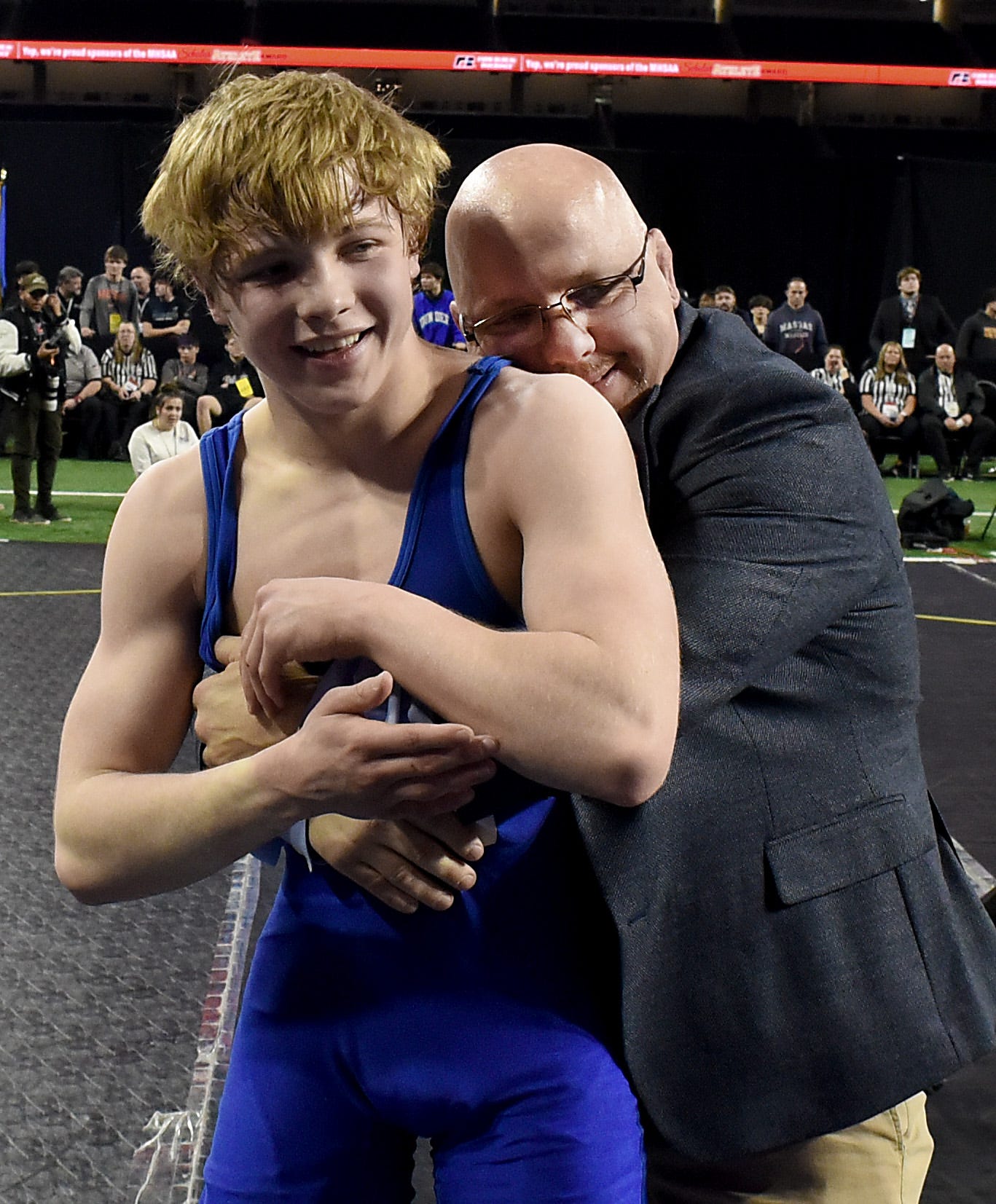 Dundee crowns seven state wrestling champions; Milan girl three-peats