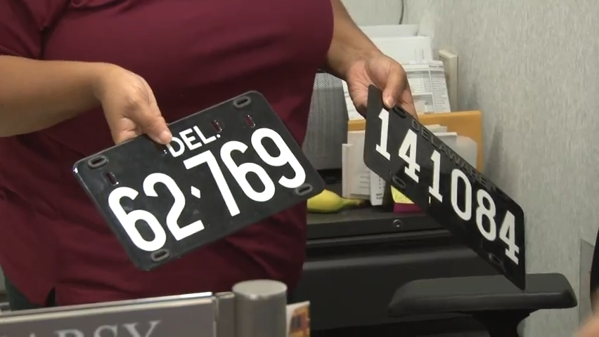 Delawareans flock to the Delaware DMV for low five-digit tags in 2019