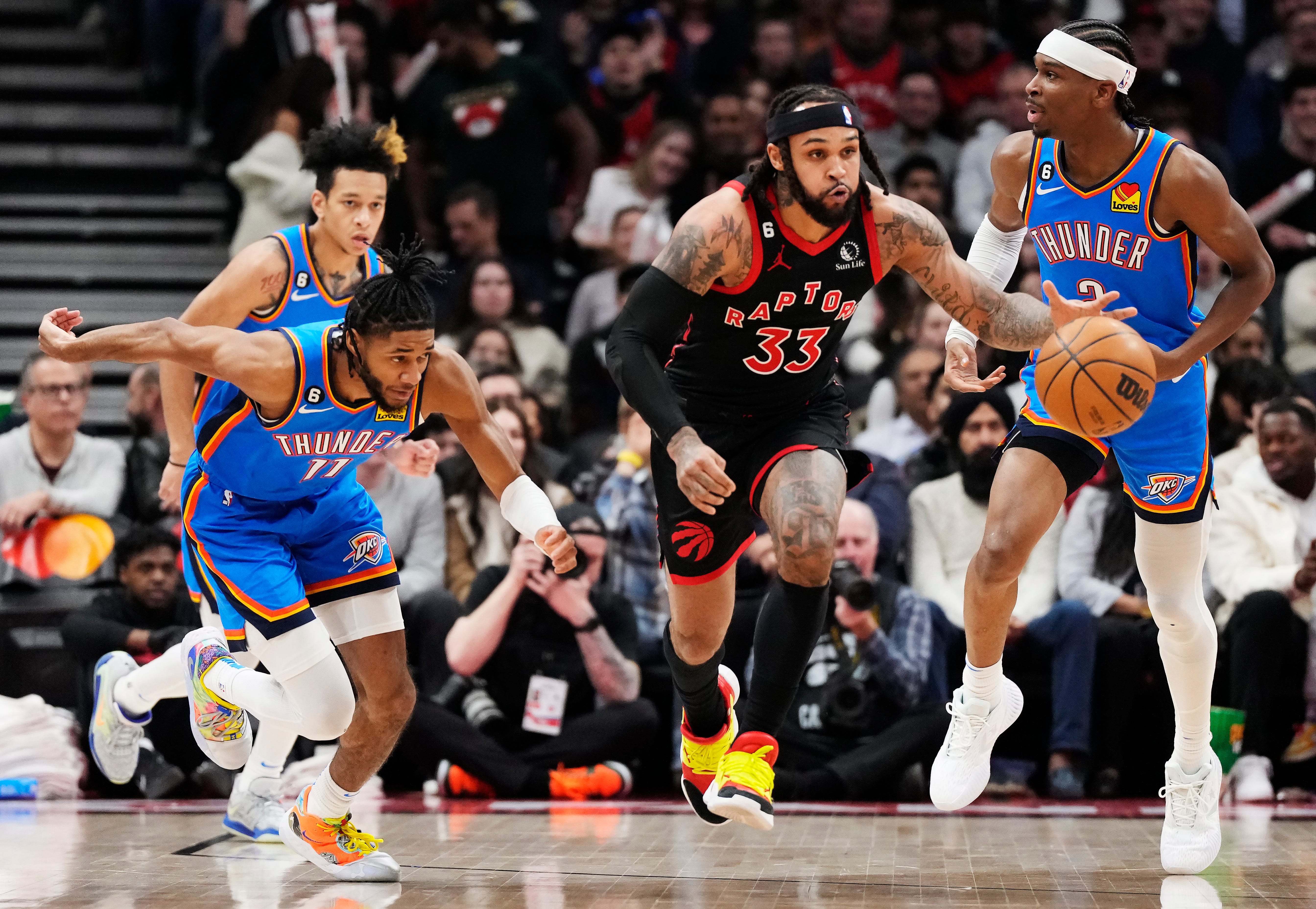 Raptors beat Thunder in Shai Gilgeous-Alexander's return to Toronto
