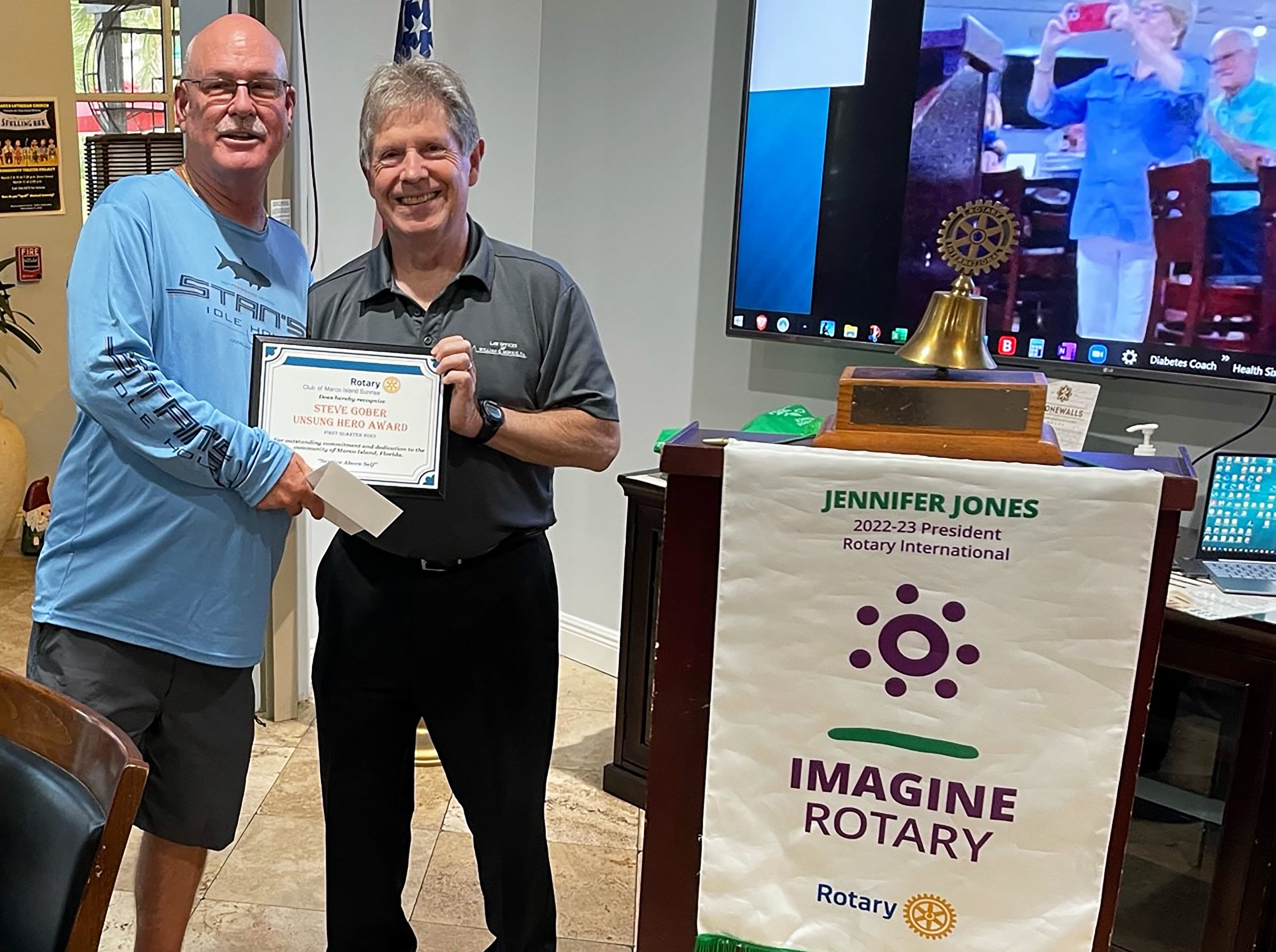 Now You Know: Sunrise Rotary awards Unsung Hero