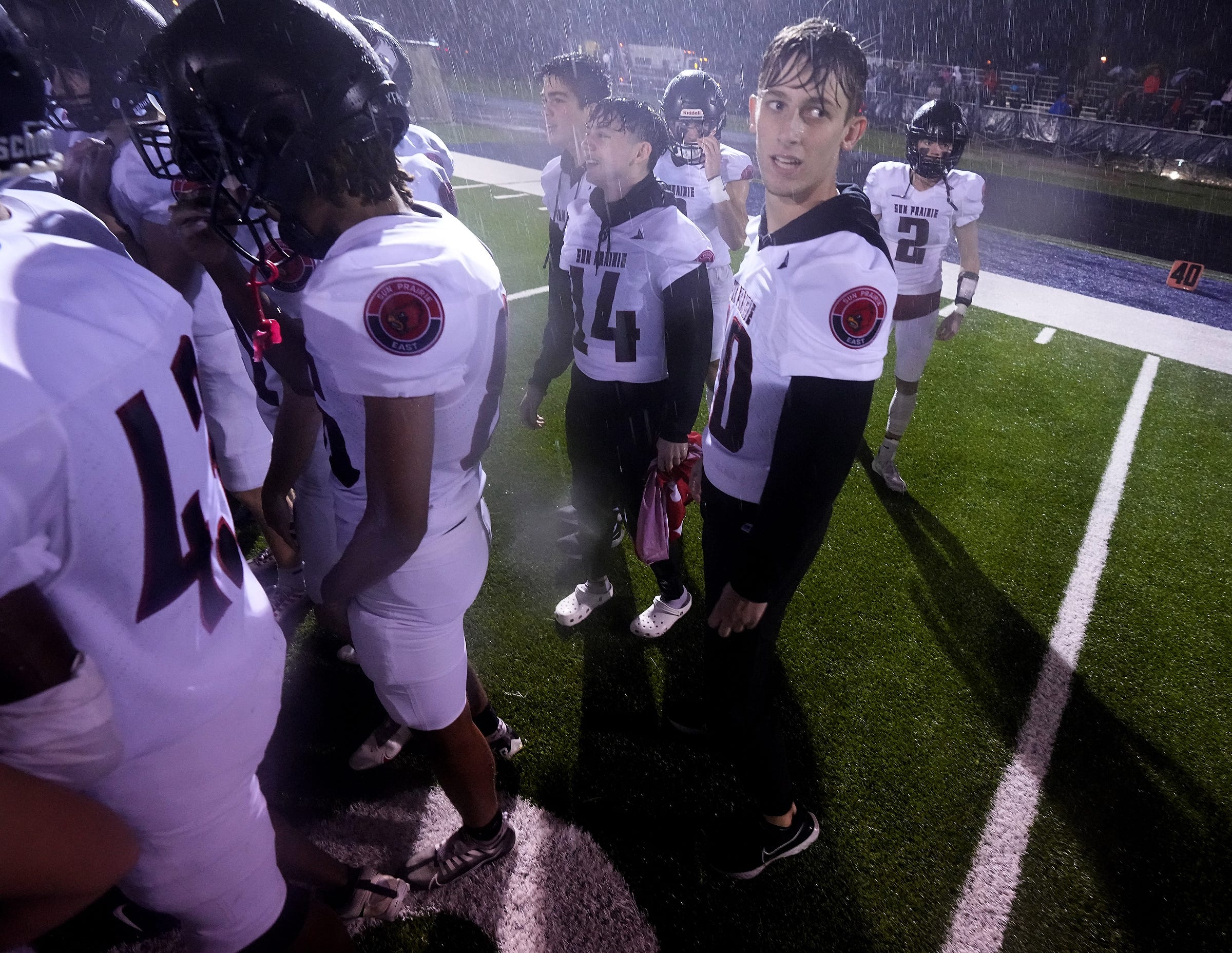 A Wisconsin football player lacerated his kidney. How he came back.