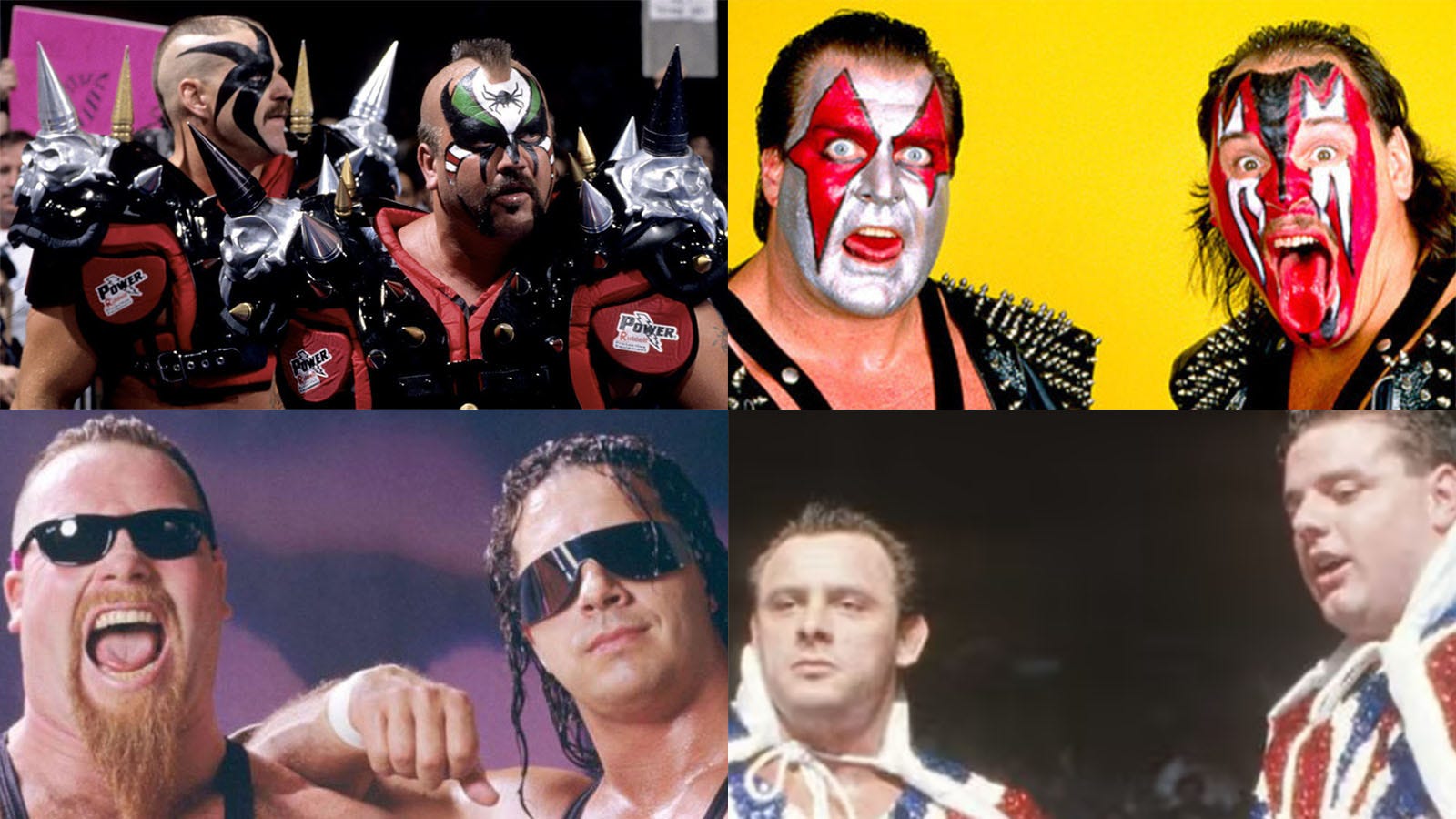 Vote for wrestling's best tag team of the 1980s. Four teams remain
