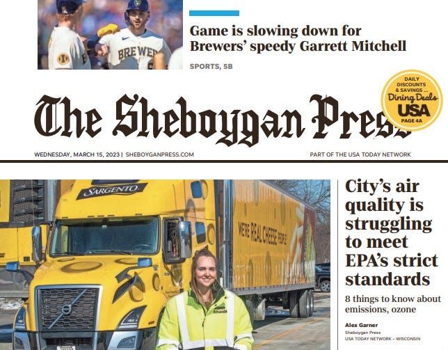 Sheboygan Press wins 15 Wisconsin journalism awards in WNA contest