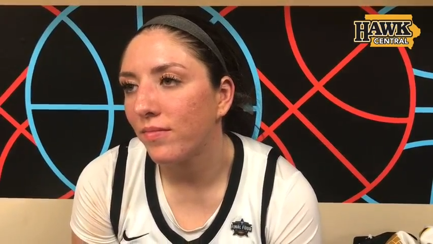 McKenna Warnock sad to see her Iowa career end