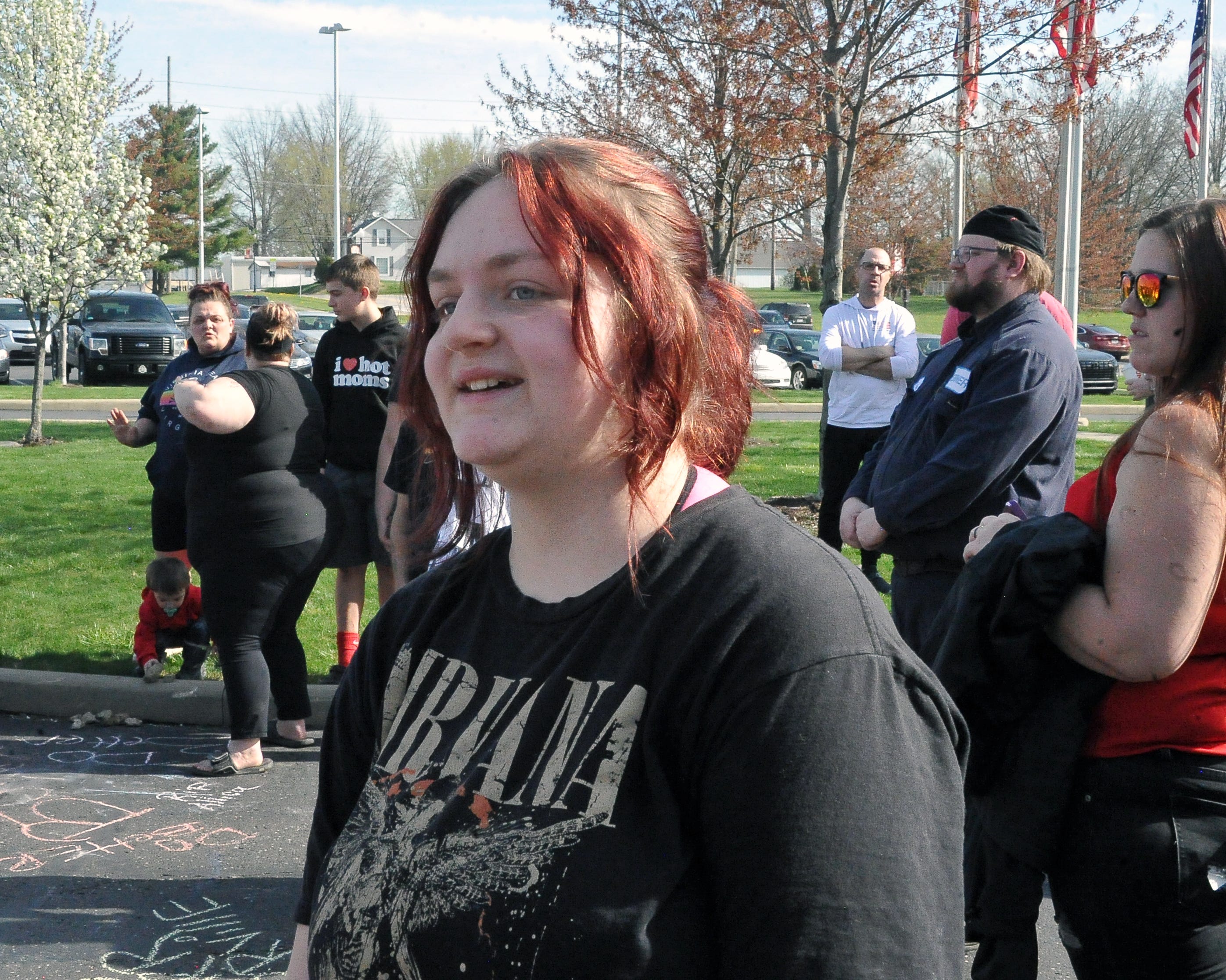 Orrville High School students walk out in silent anti-bullying protest