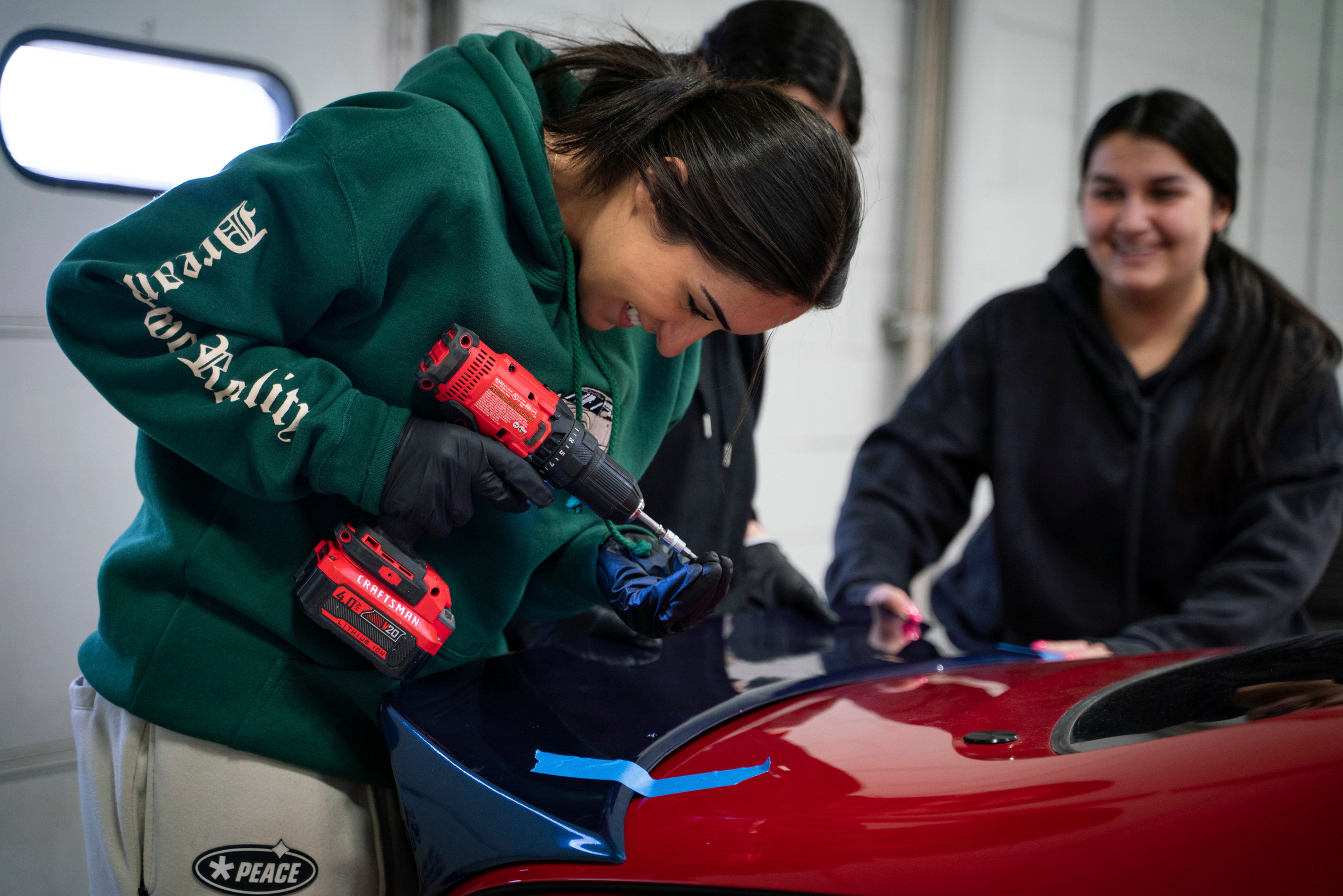 TikTok star Christina Roki teaches girls car wrapping, customization