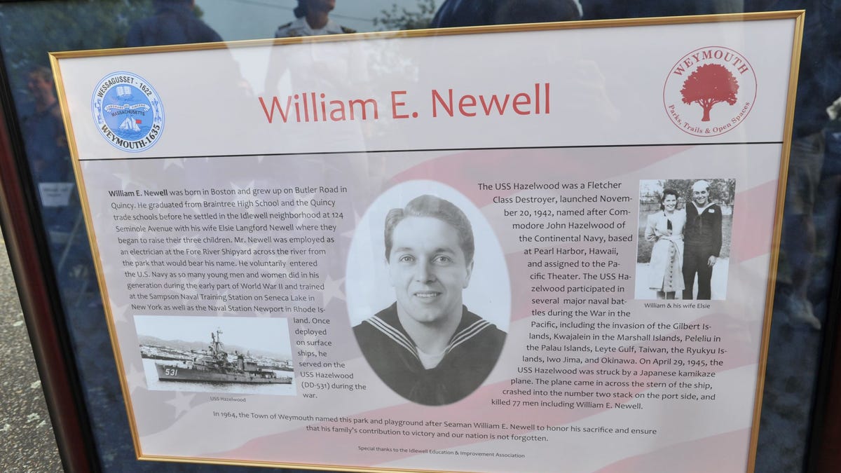 Honoring a fallen World War II hero in Weymouth