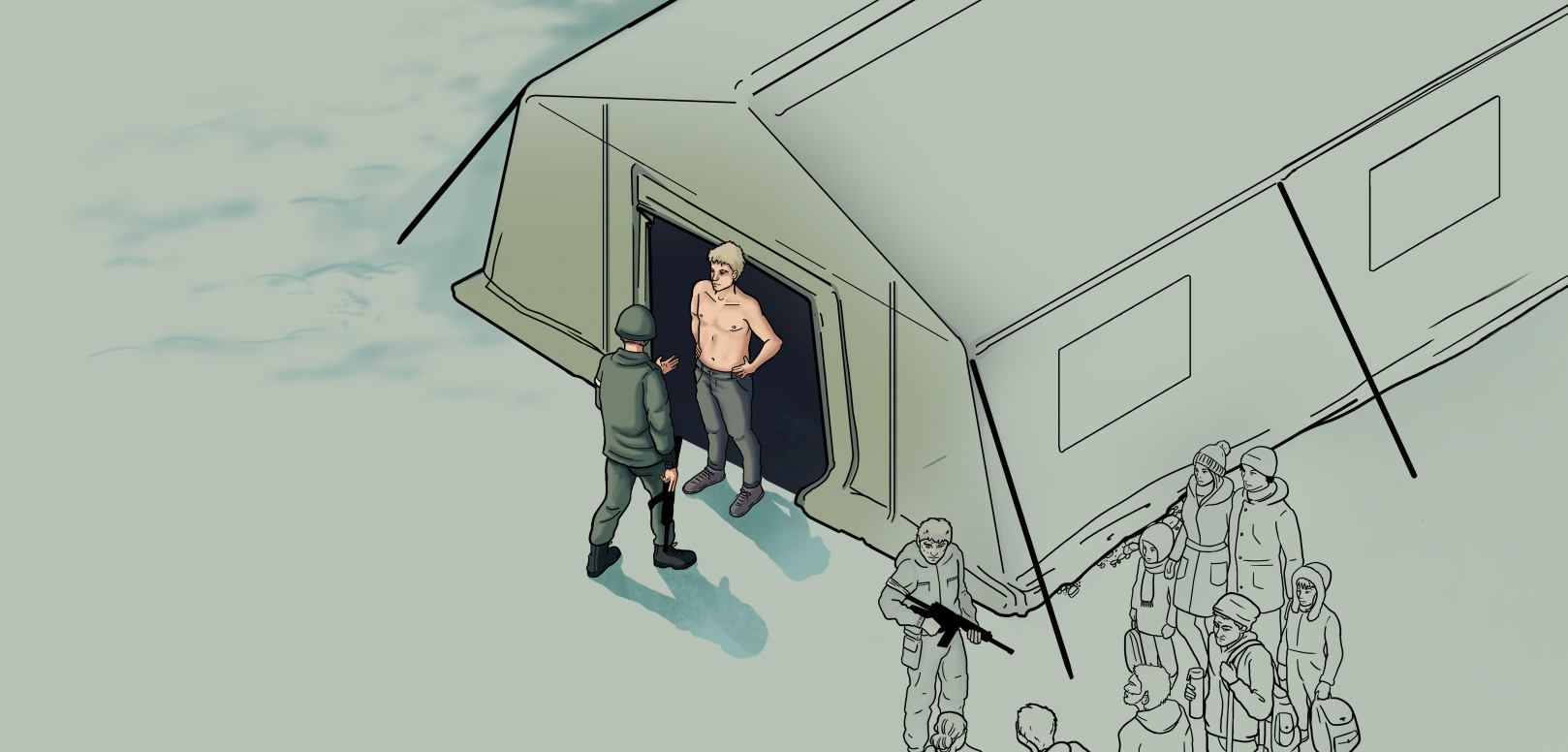 “A choice without a choice” Illustrated stories from Ukrainians deported to Russia